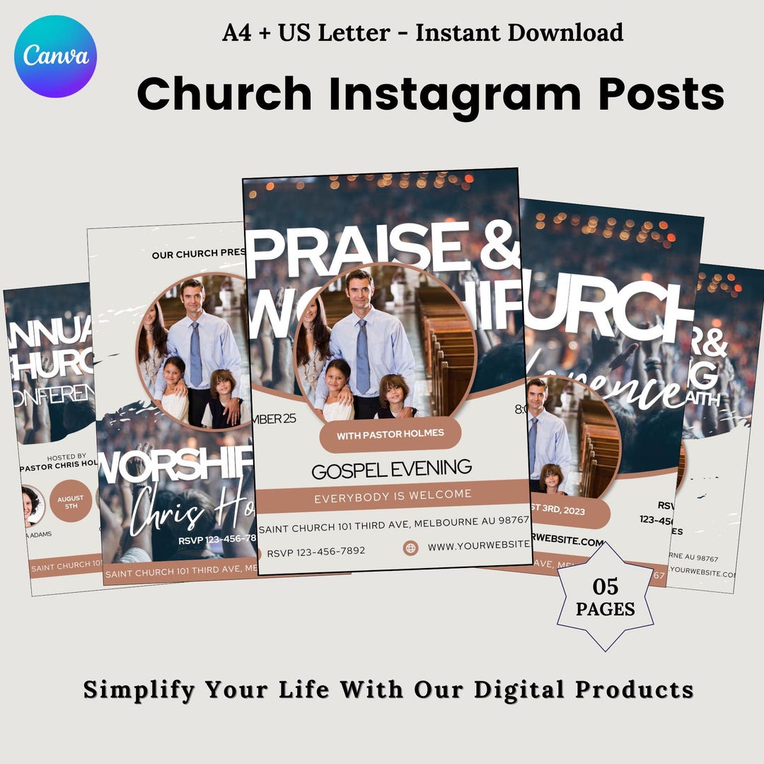 Church Instagram Posts, Church Event Templates, Bible Verse Instagram ...