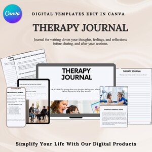 Therapy Journal, Depression Therapy Journal, Adhd Manifesting Journal ...