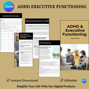 Adhd Worksheets, Executive Functioning Worksheets, Daily Routine ...