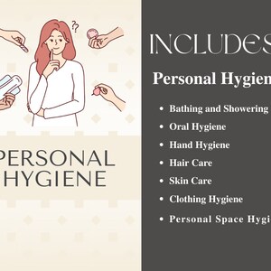 Personal Hygiene Checklist, Kids Routine Daily Checklist, Cleaning ...