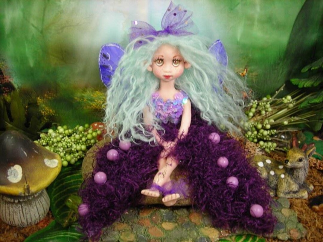 Fairy Fairies Fae Pixie Elf Doll Handmade OOAK Polymer Clay Fantasy Art ...