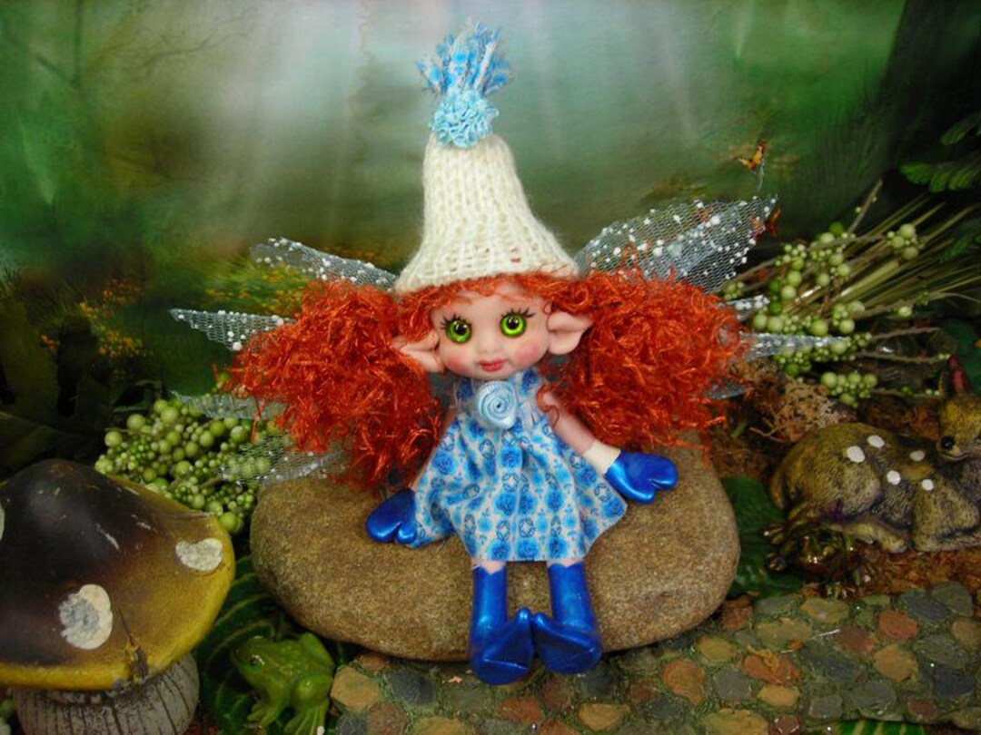 Fairy Fairies Fae Pixie Elf Doll Handmade OOAK Polymer Clay Fantasy Art ...