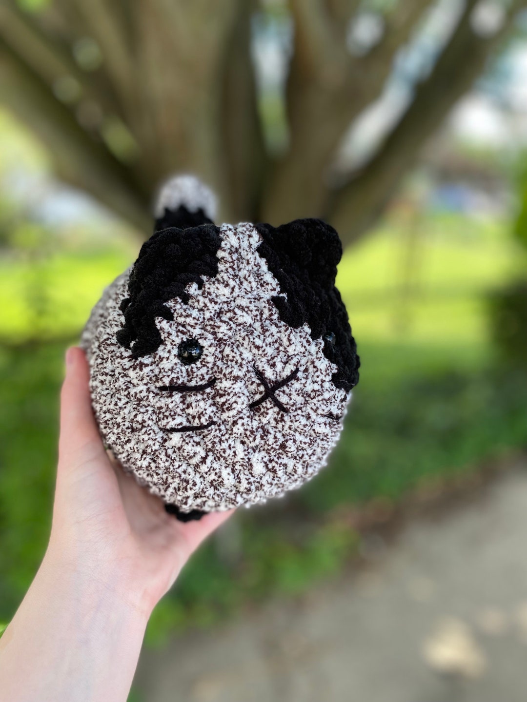 Crochet Amigurumi Loaf Cat Cookies n Cream - Etsy