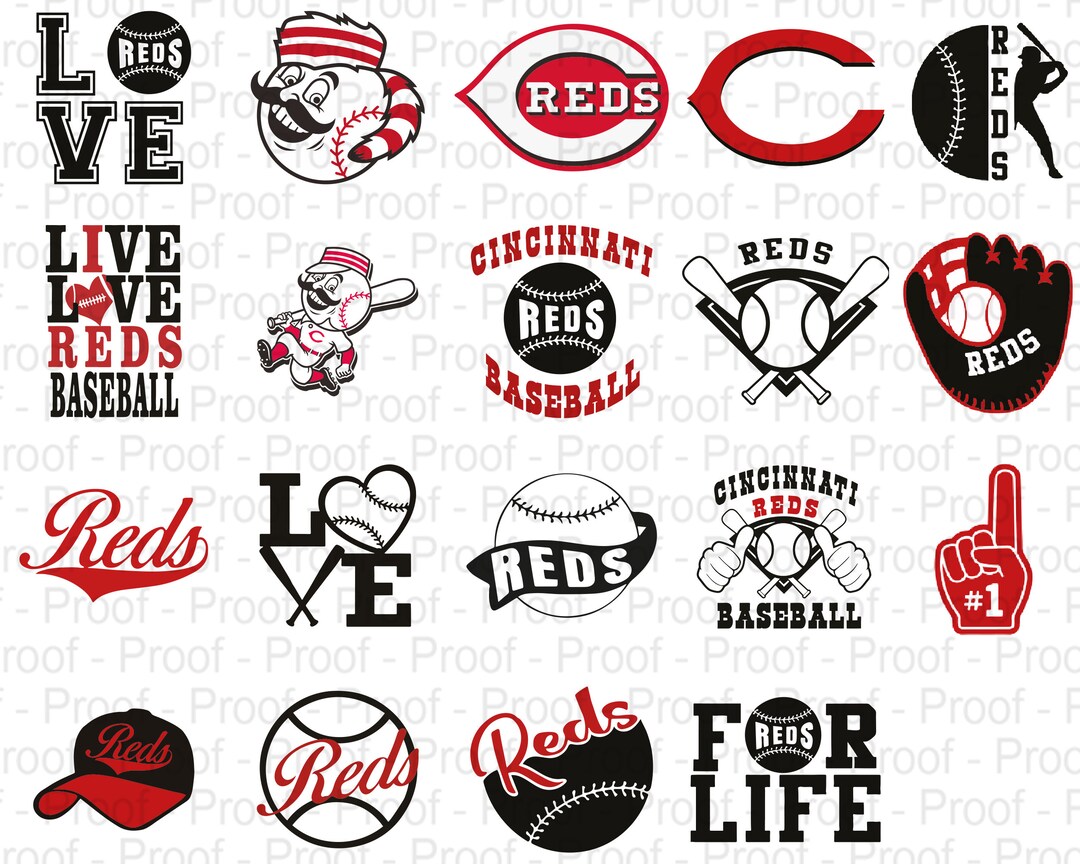 Reds Svg, Baseball Svg, Cincinnati-reds Svg, Png, Jpg, Eps, Dxf Files ...