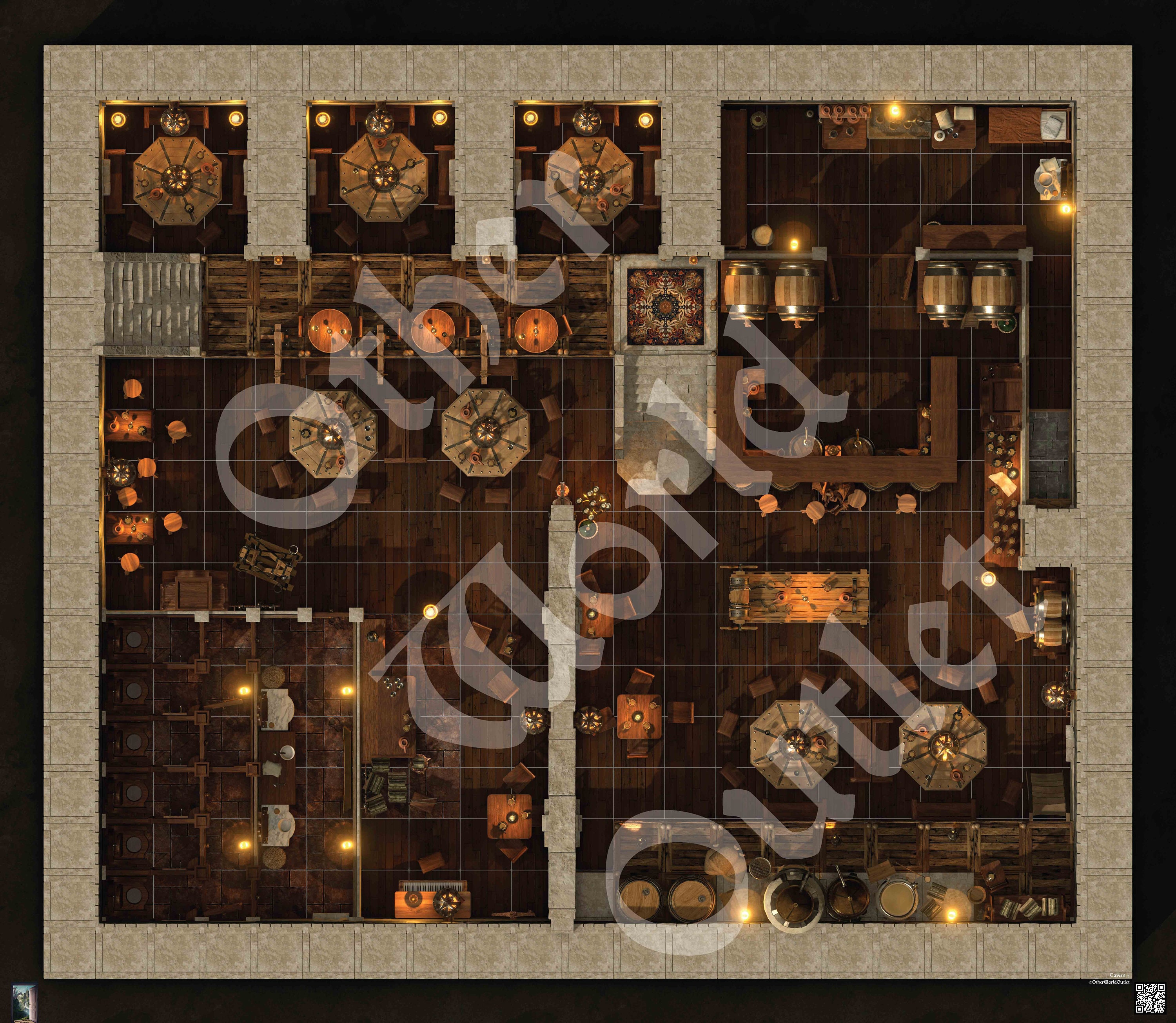 Dnd Tavern Maps - Etsy