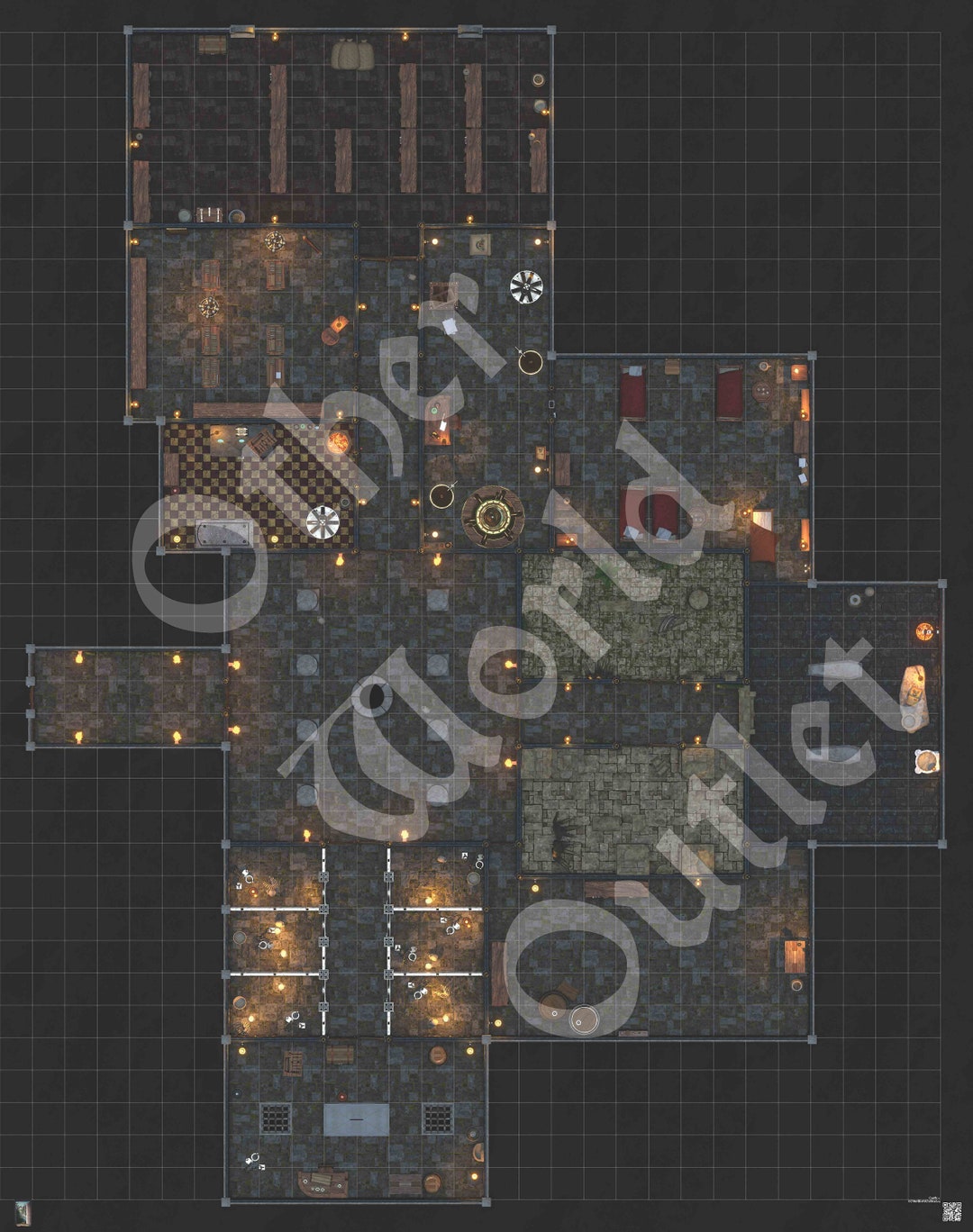 Dnd Castle Map - Etsy