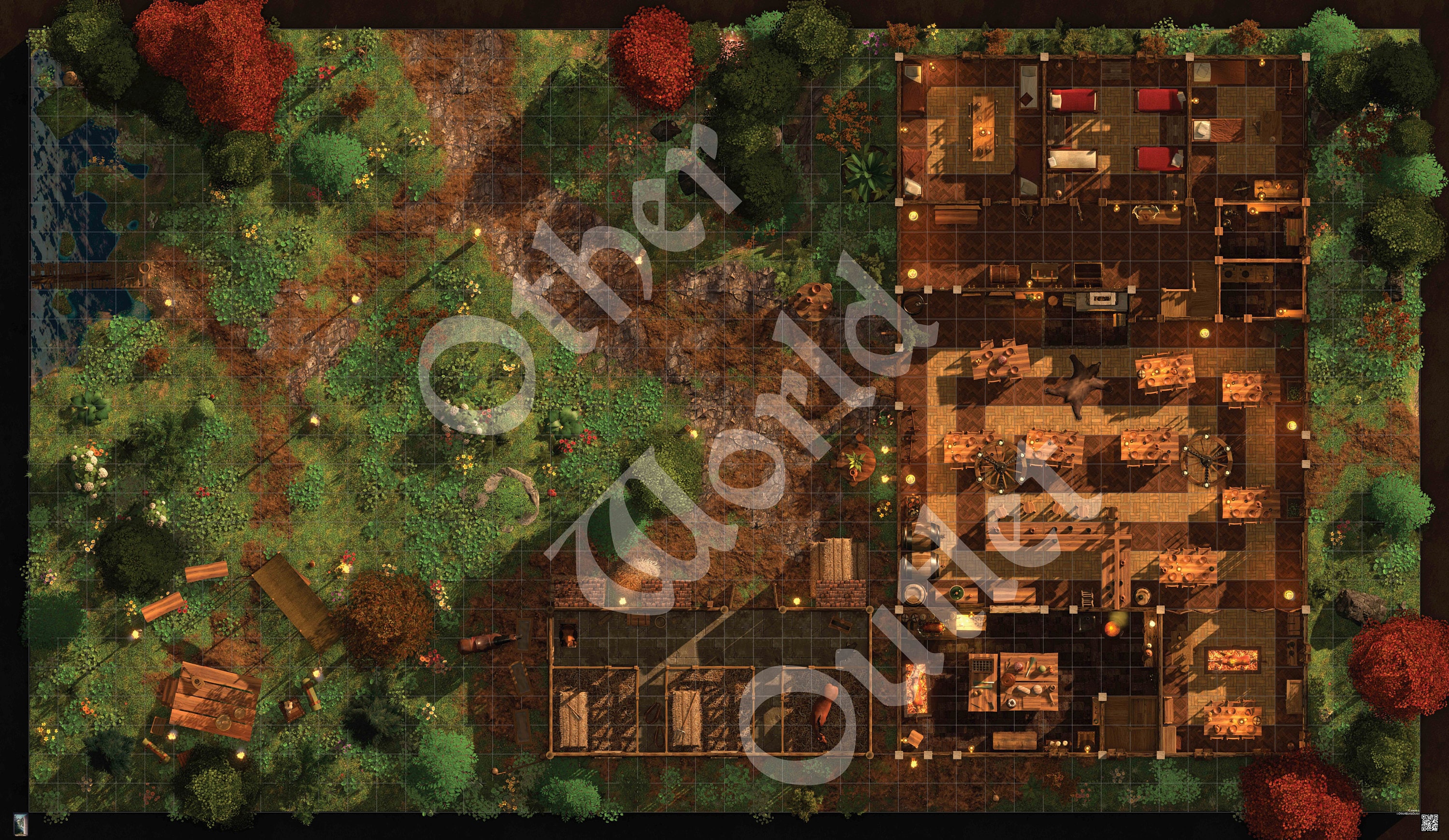 Dnd Tavern Maps - Etsy