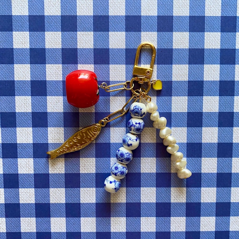 Sardine Gold Key Chain - Etsy