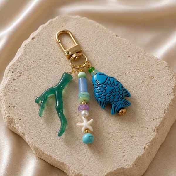 Beachy Girl Keychains - Etsy