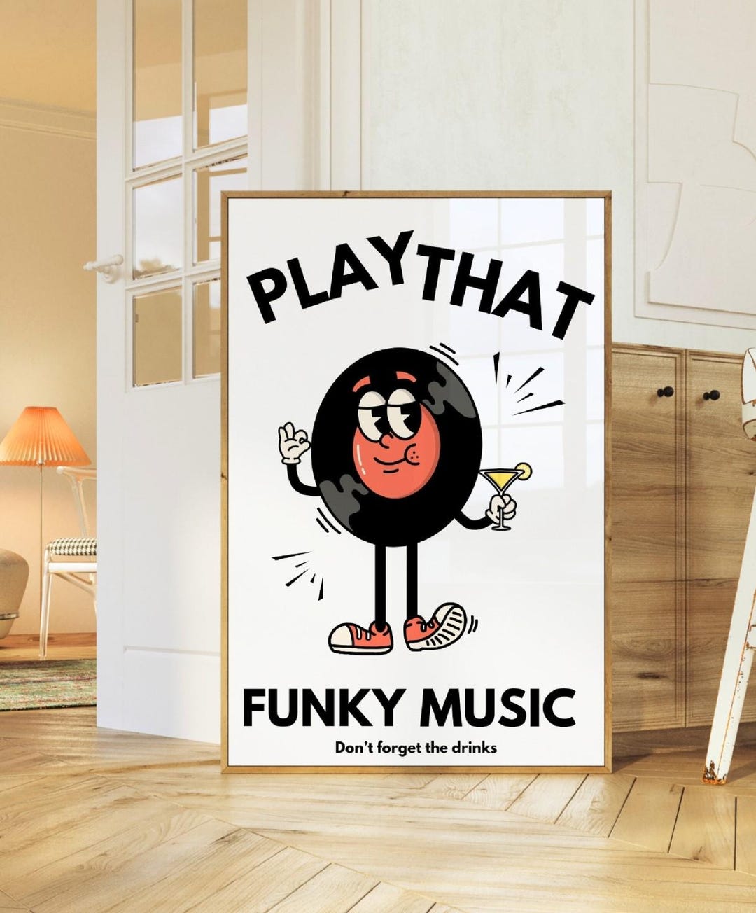 Play That Funky Music Print, Retro Wall Art (digital Download) - Etsy