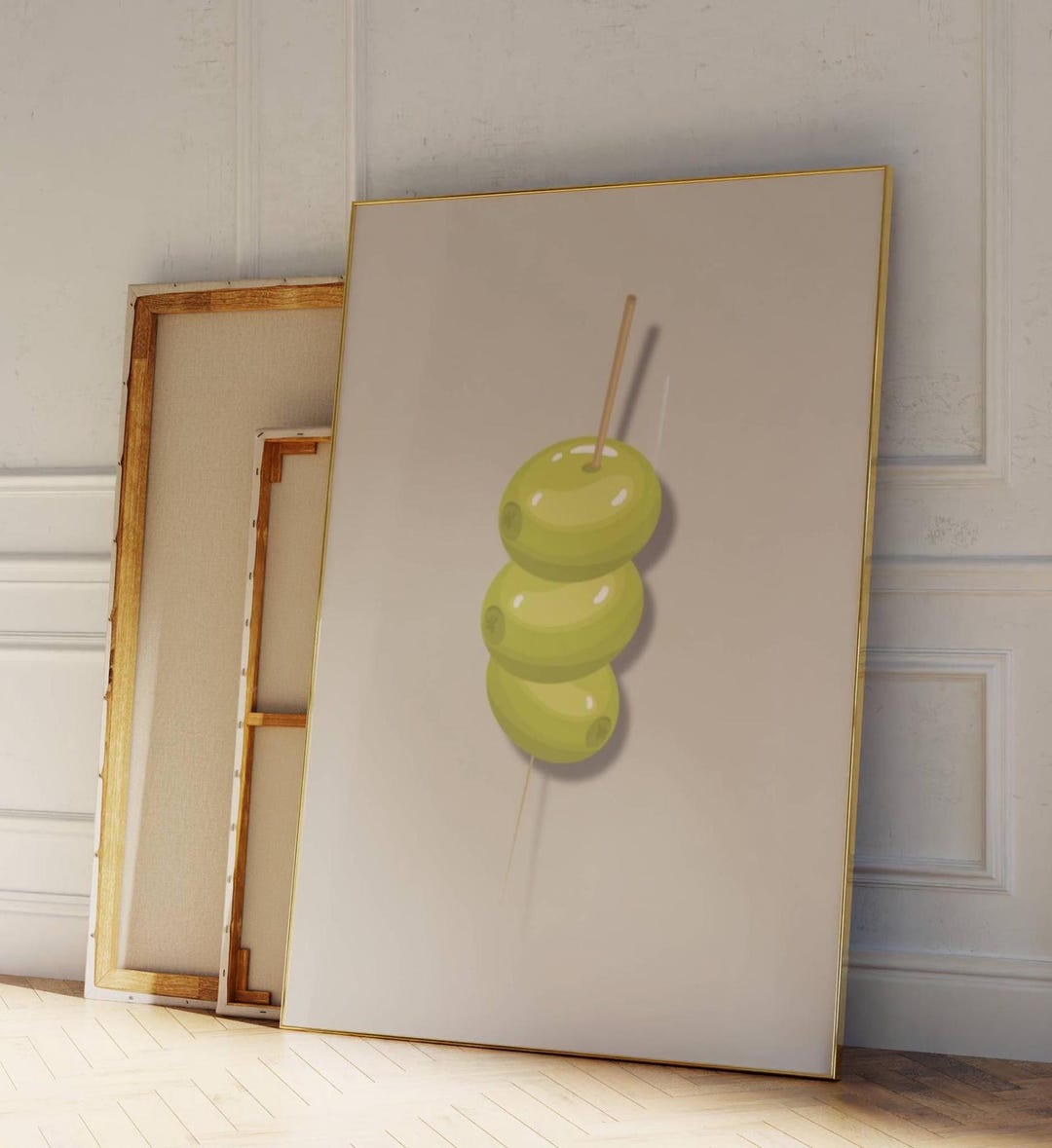 Three Olives Kitchen Wall Art Print, Trendy Wall Art, Foodie Art ...