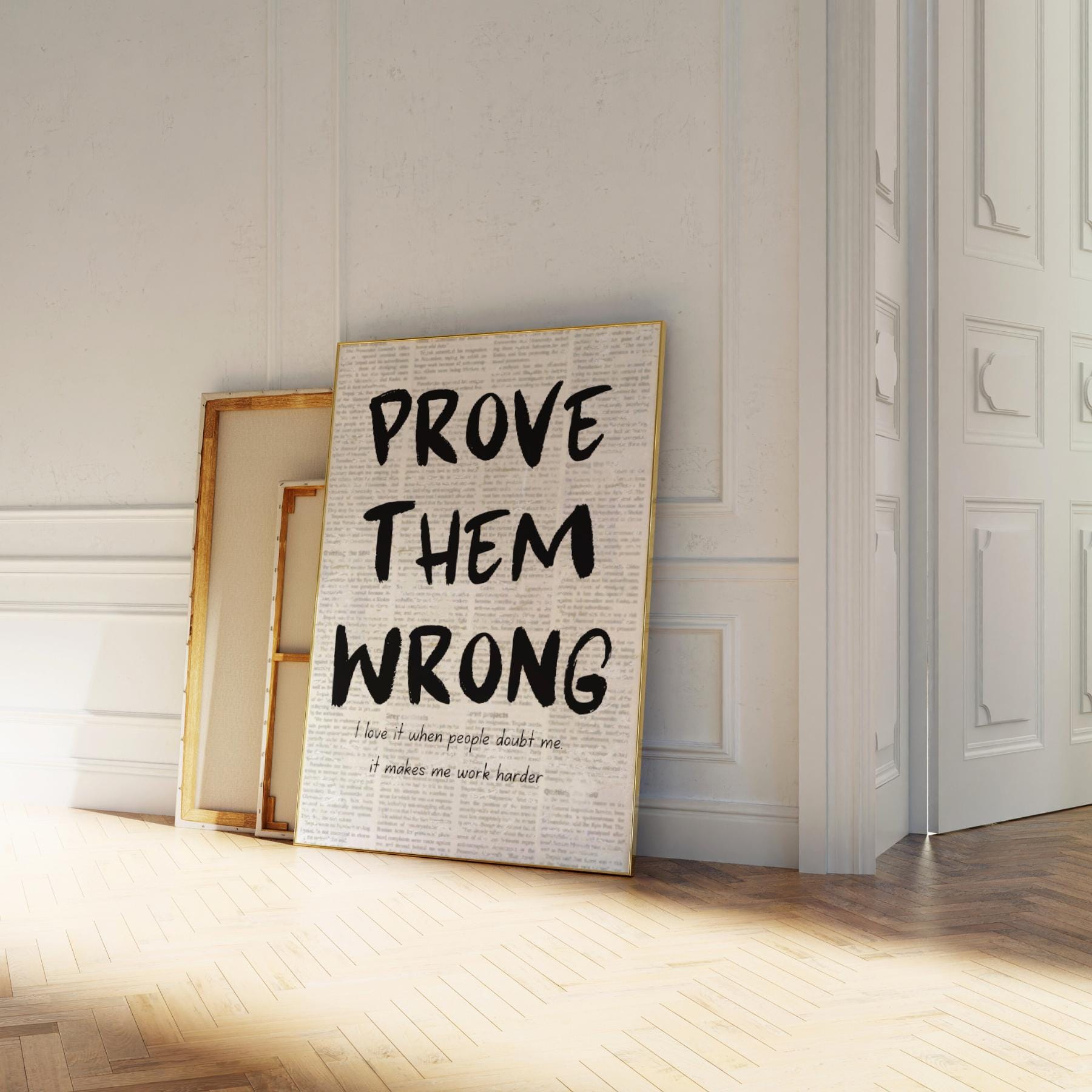 Prove Them Wrong Poster, Printable Wall Poster, Trendy Wall Art ...