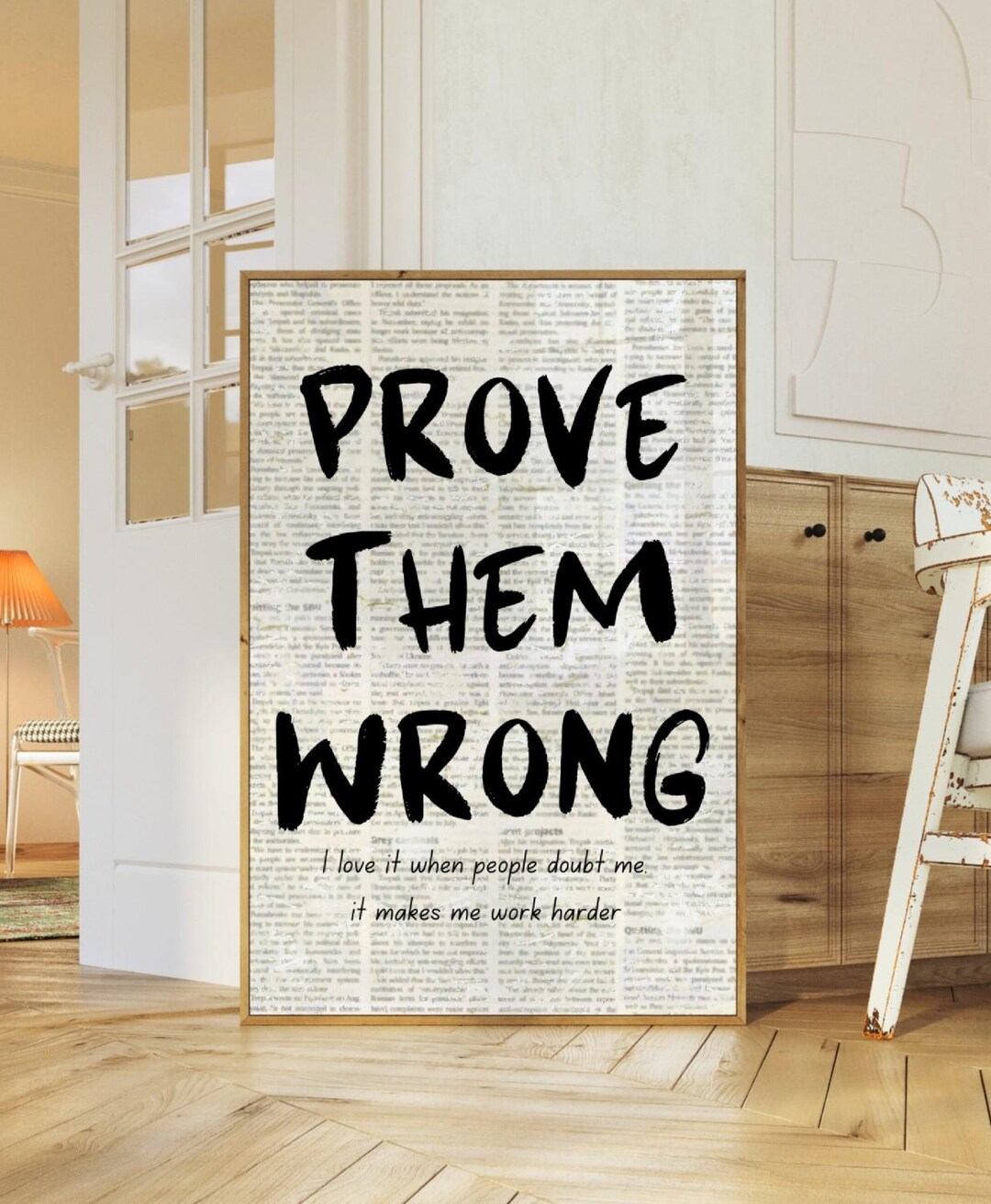 Prove Them Wrong Poster, Printable Wall Poster, Trendy Wall Art ...