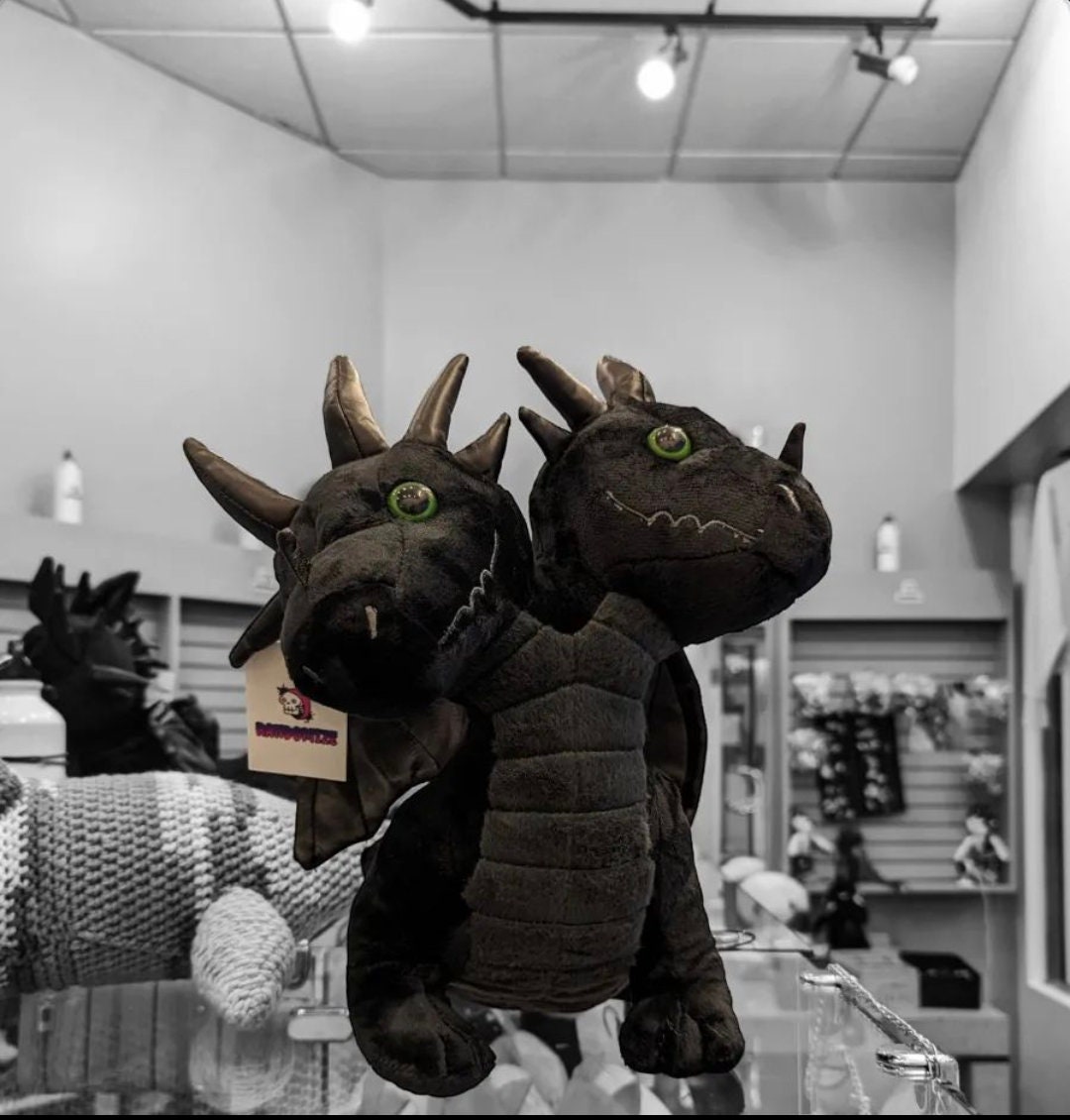 Two-headed Dragon Plush Toy - Etsy