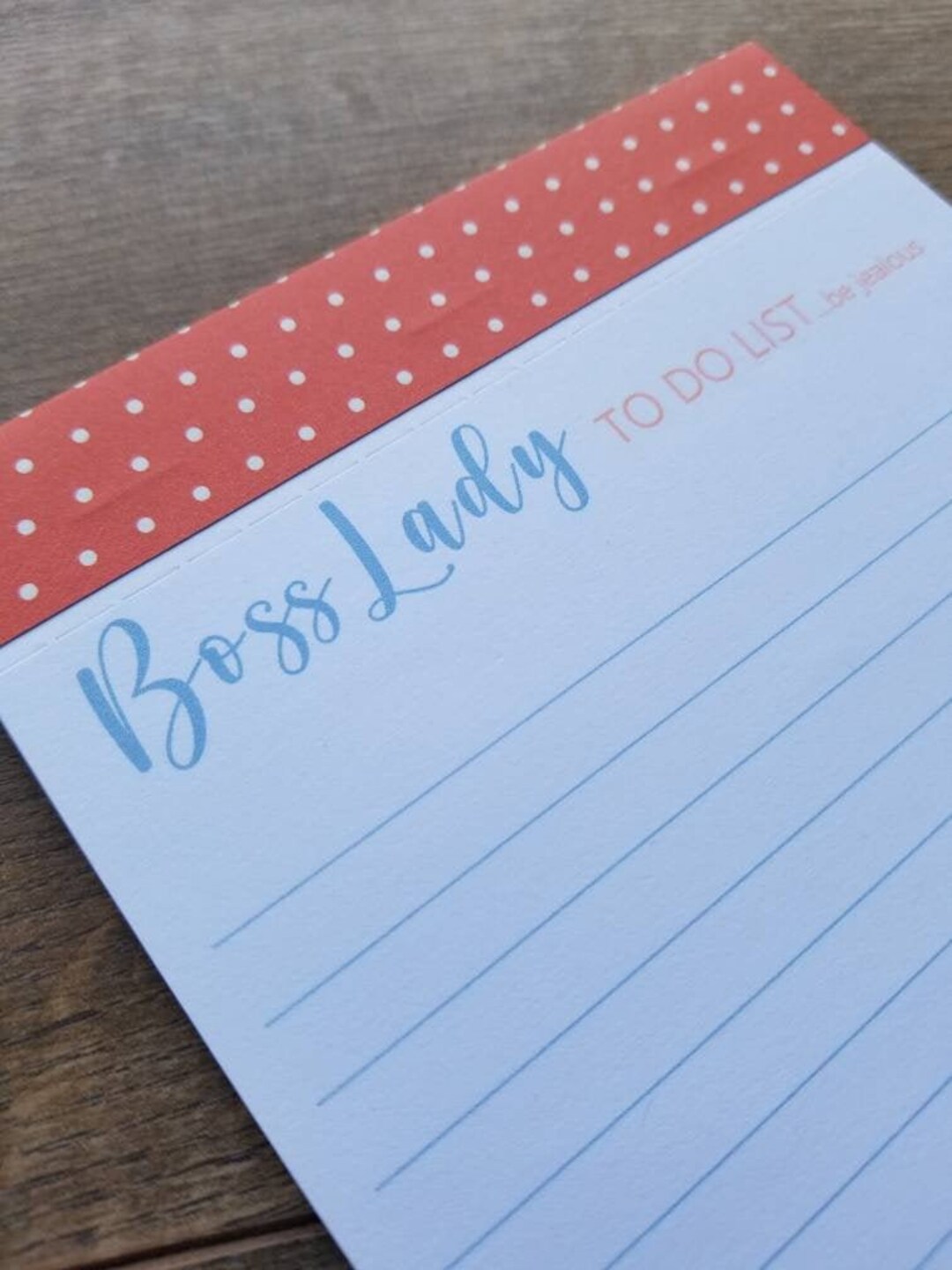 Boss Lady to Do List Note Pad - Etsy