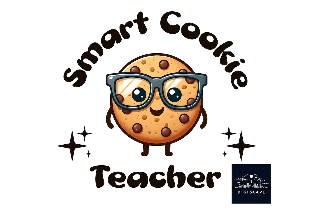 Smart Cookie Teacher PNG Clipart: School Gift (digital Download) - Etsy