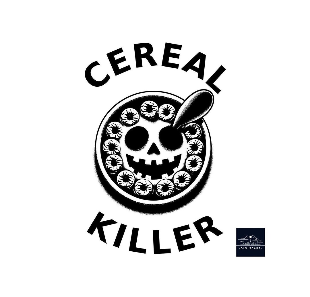 Cereal Killer PNG, Funny Kids Cereal Killer Sublimation Design, Funny ...