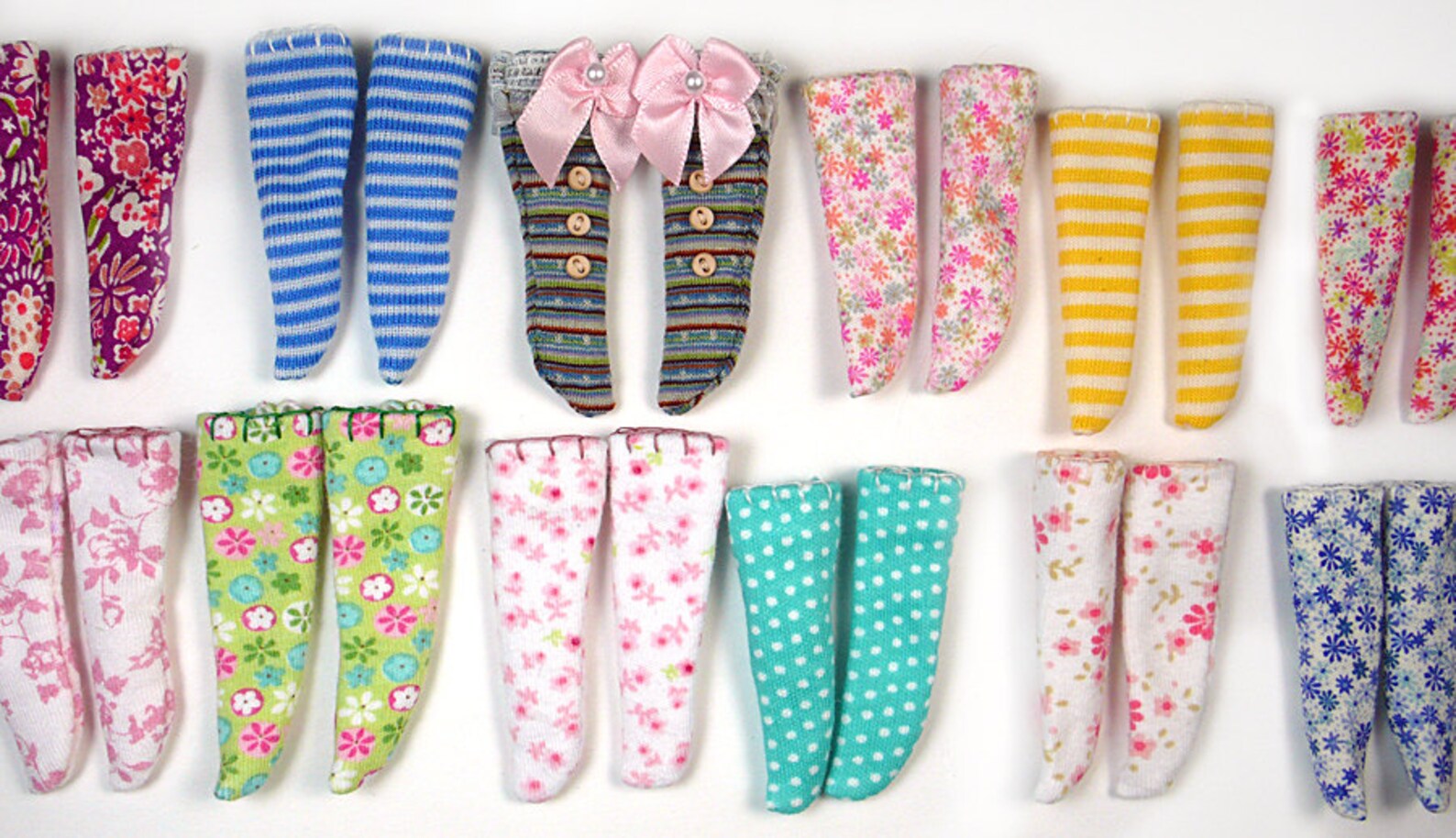 New Doll Socks Patterns Pdf Tutorial How To Sew Socks For Etsy