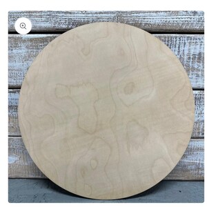 Wood Rounds Laser Cut From 1/2 Birch Plywood. These 15-inch Rounds Are ...