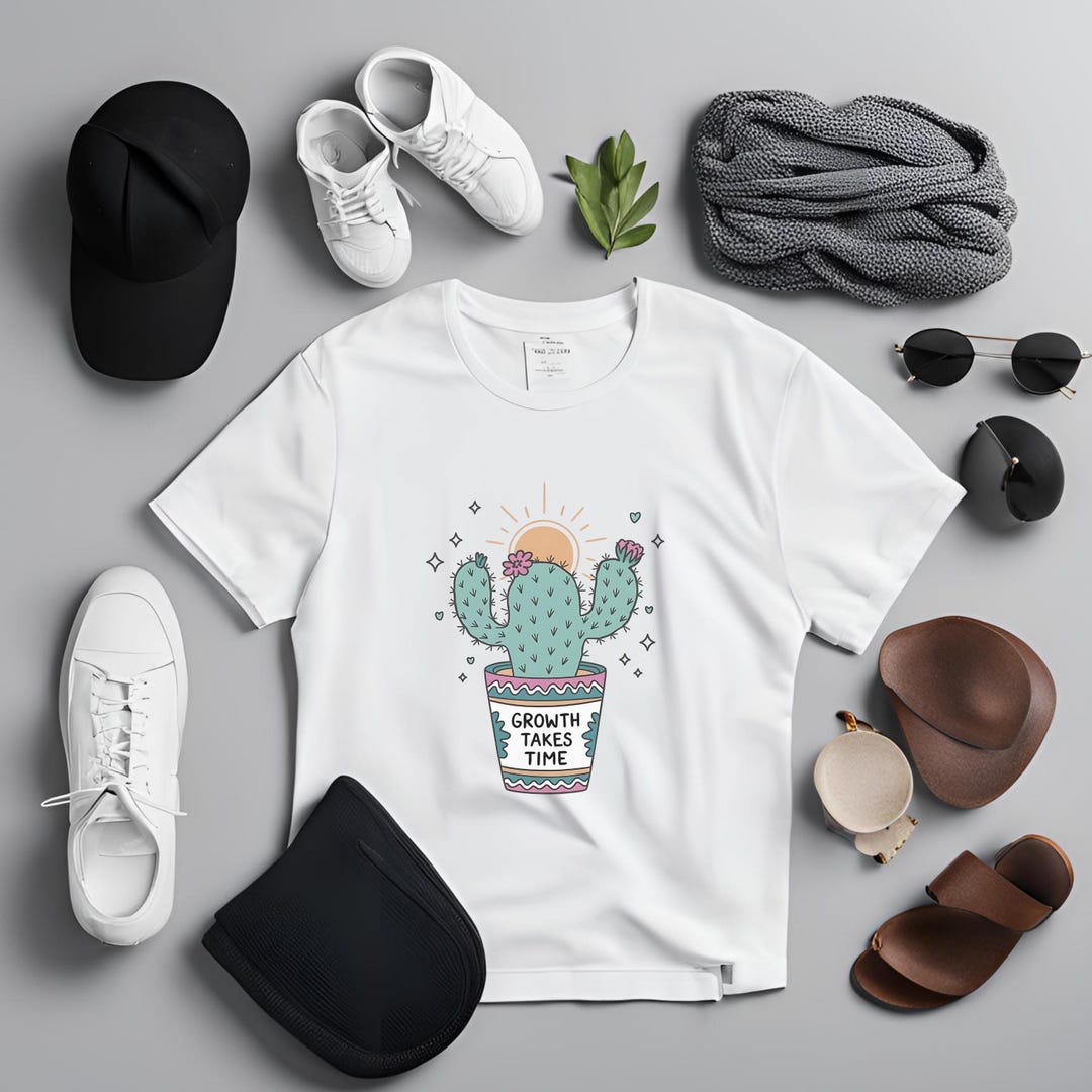 Cactus Clipart, Cactus Art Print, Positive Affirmation Art, Mental ...