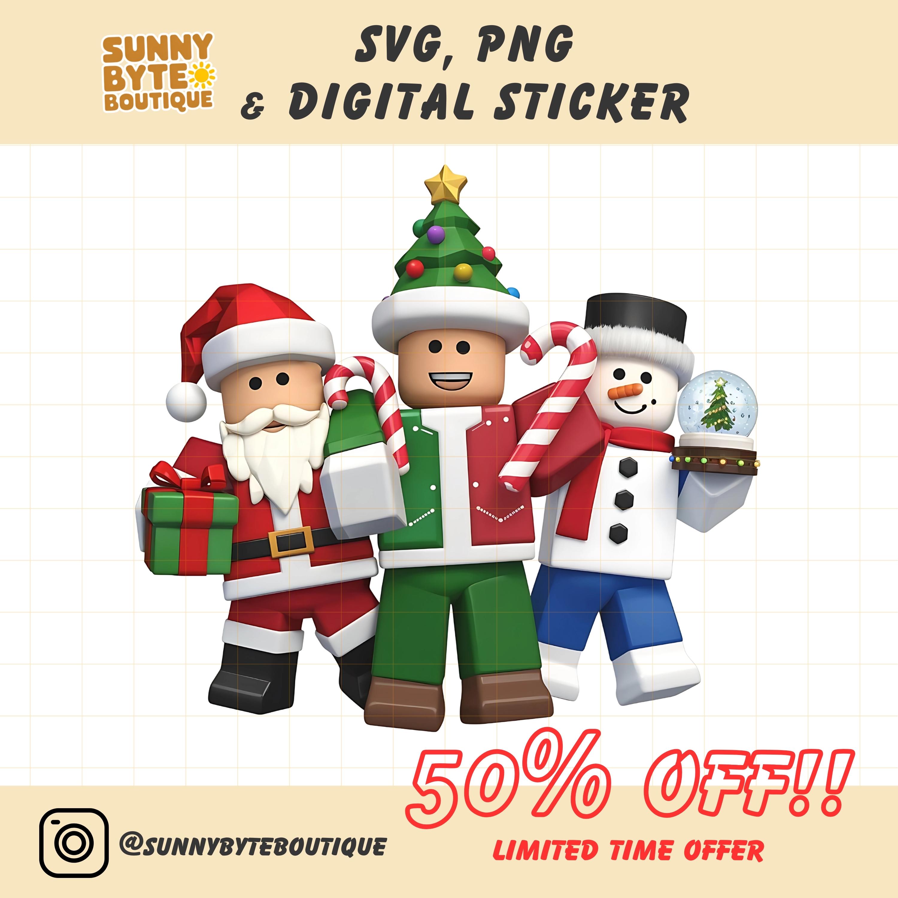 Roblox, Roblox Christmas, Roblox PNG, Roblox Santa, Roblox Snowman ...
