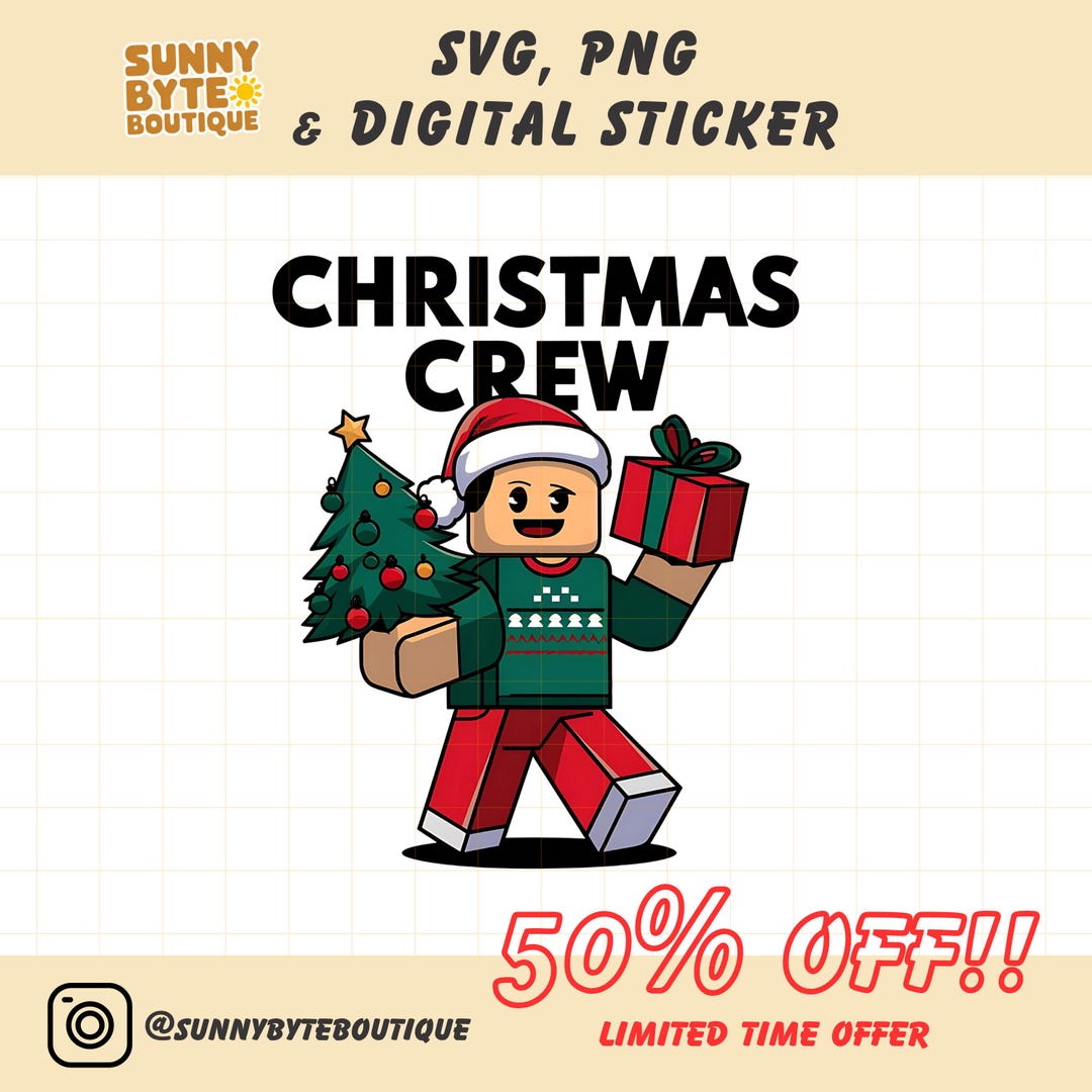 Roblox PNG, Roblox Christmas, Roblox Clipart, Christmas Crew, Roblox ...