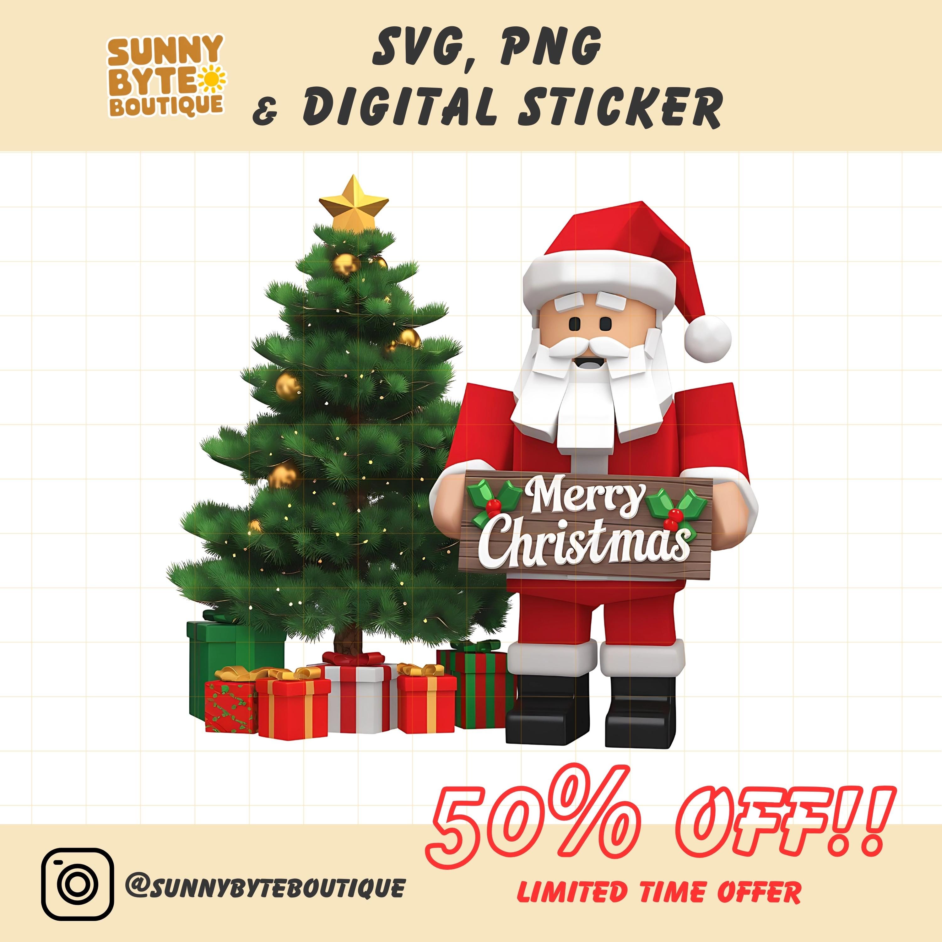 Roblox, Roblox Santa, Roblox Christmas, Roblox PNG, Christmas Santa ...