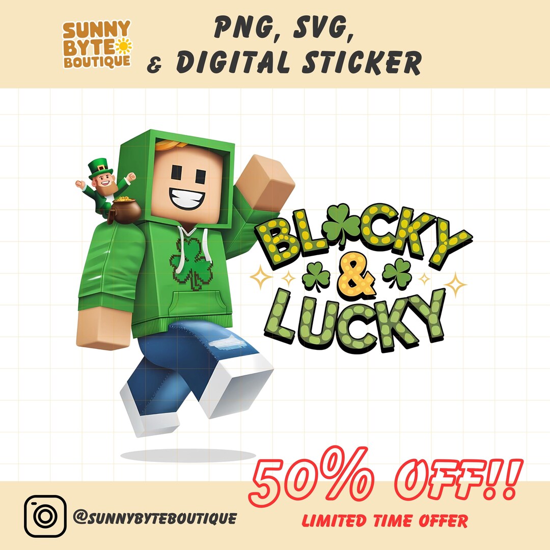 Roblox, Roblox PNG, Roblox St Patrick, Roblox Gamer, Gamer PNG, Gift ...