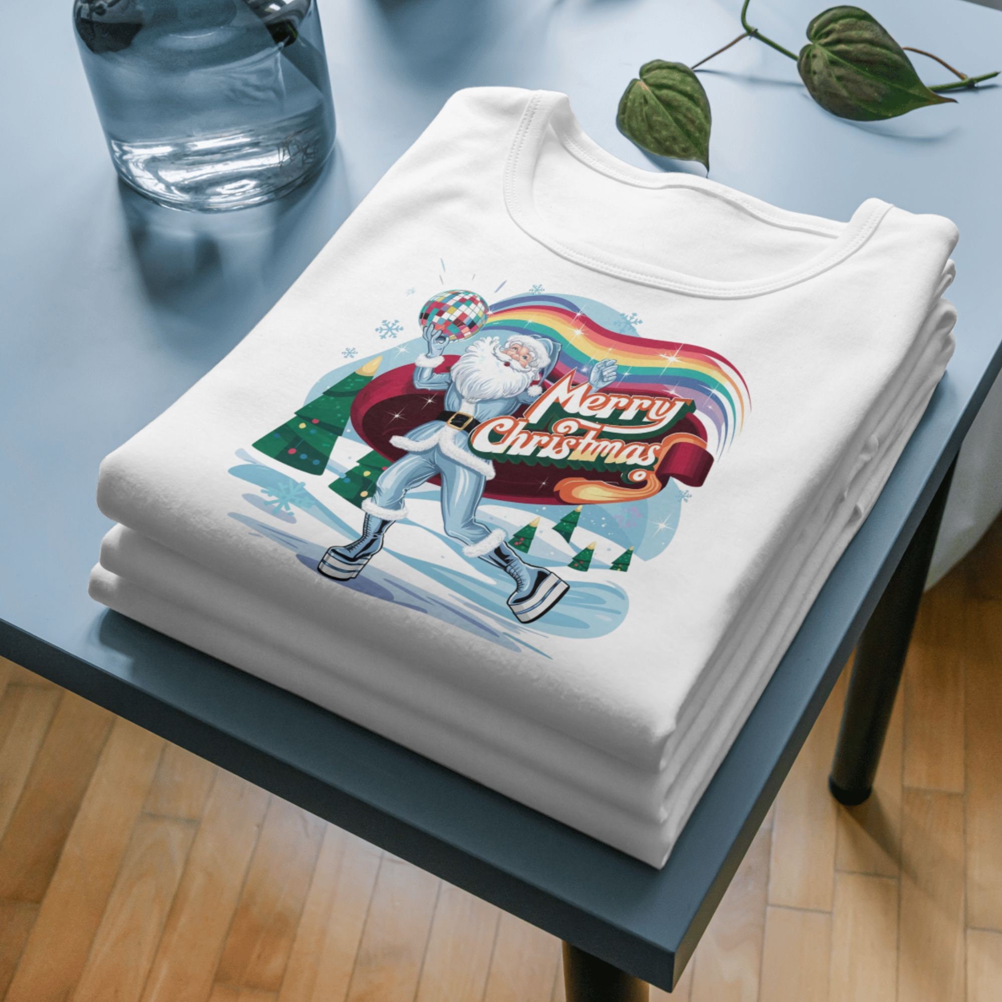 Disco Christmas, Retro Santa, Santa SVG, Disco Ball, Christmas Season ...