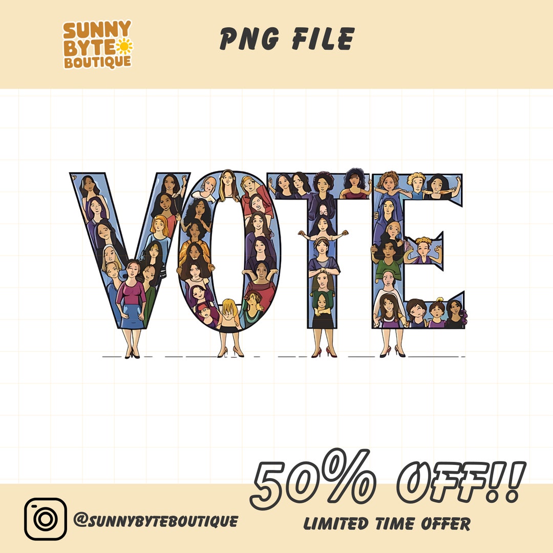 Empowered Women PNG, Feminist Vote, Vote PNG, Women's Rights, Political ...