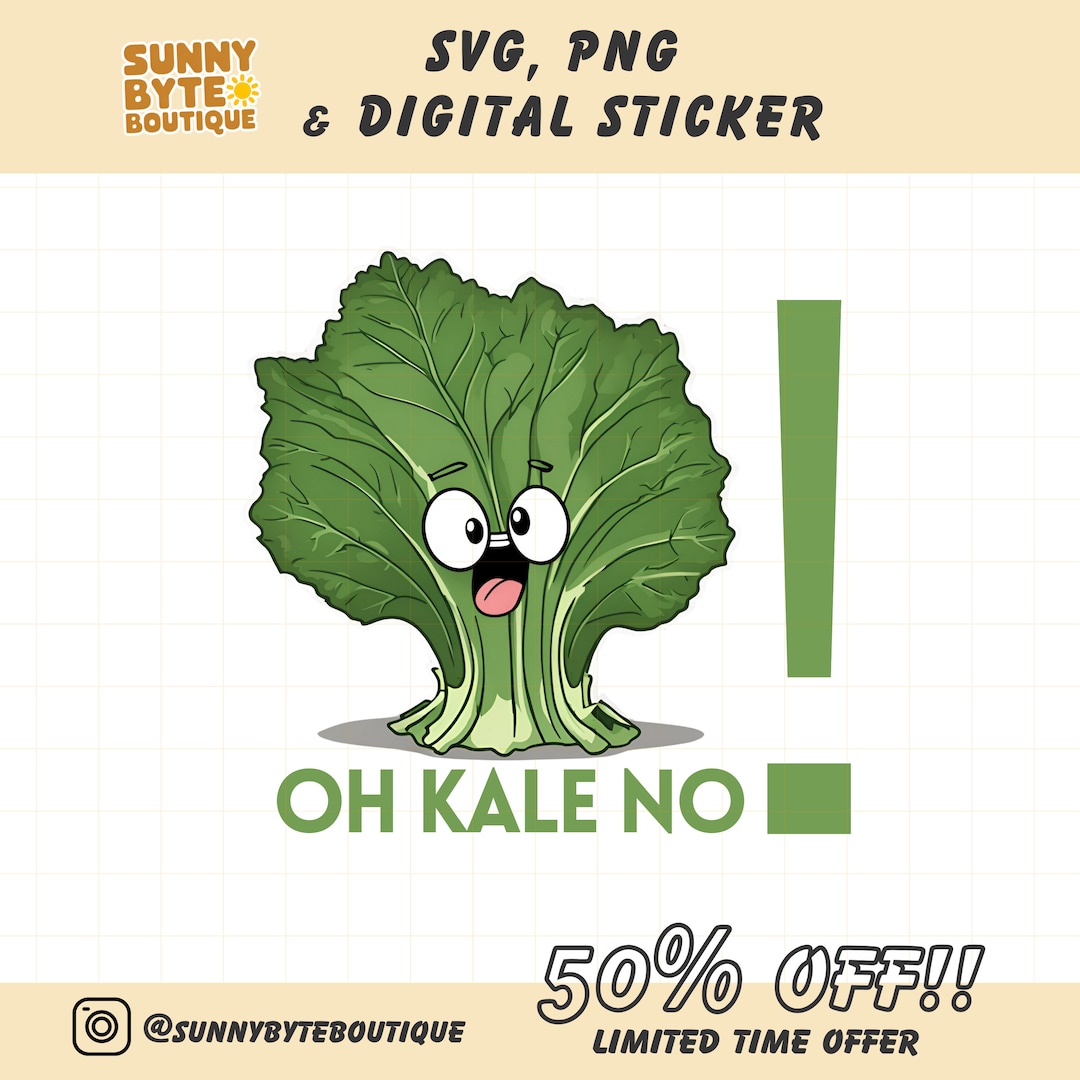 Vegetable Prints, Kale, Funny Puns, Funny Puns Shirt, Funny Puns ...