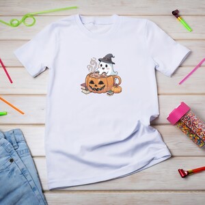 Witch Ghost Png, Kawaii Ghost, Ghost Witch PNG, Pumpkin SVG, Cute ...