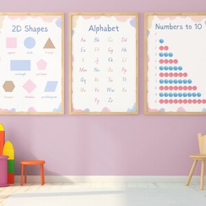 Printable Educational Posters for Early Learners Classroom and Home ...