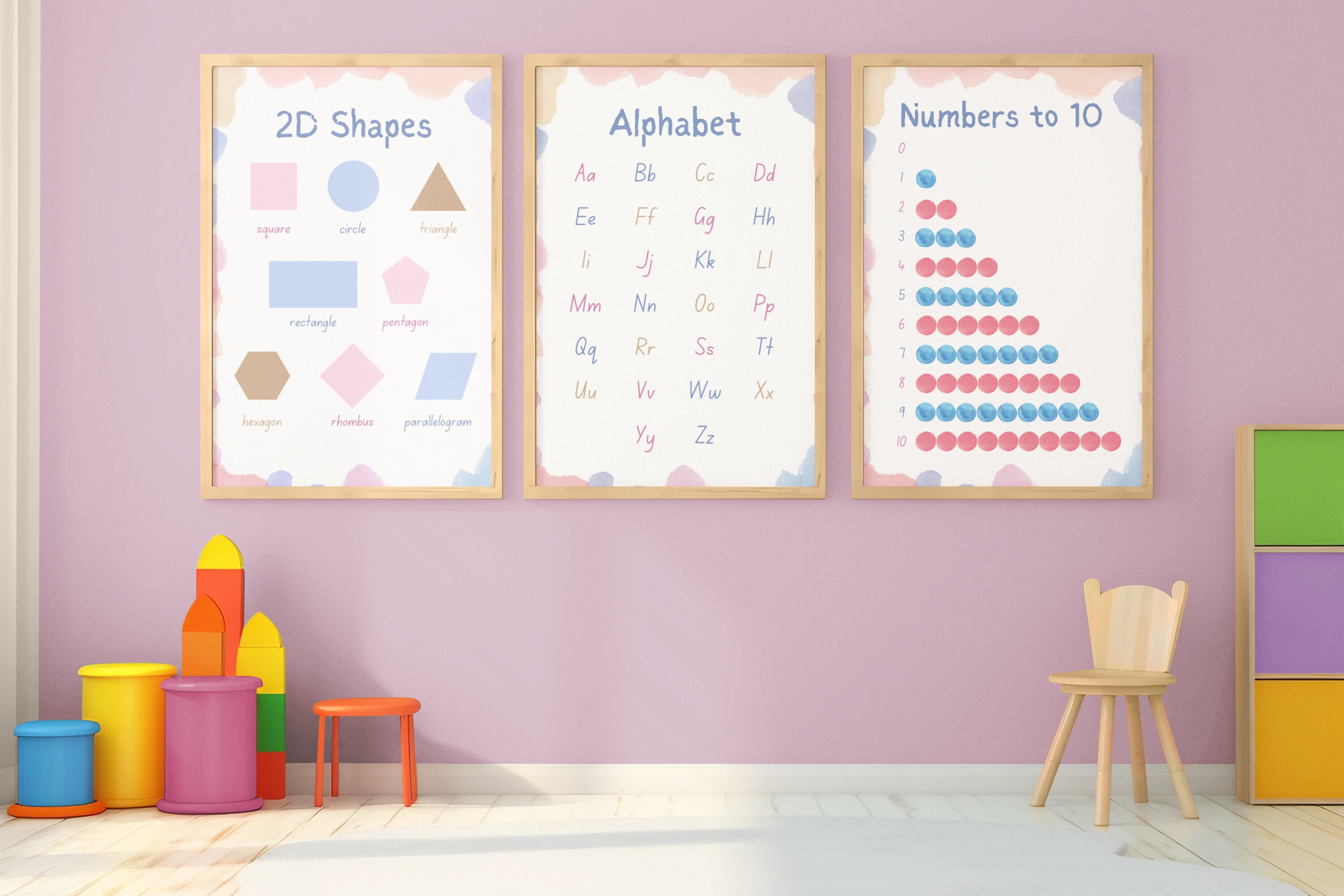Printable Educational Posters for Early Learners Classroom and Home ...