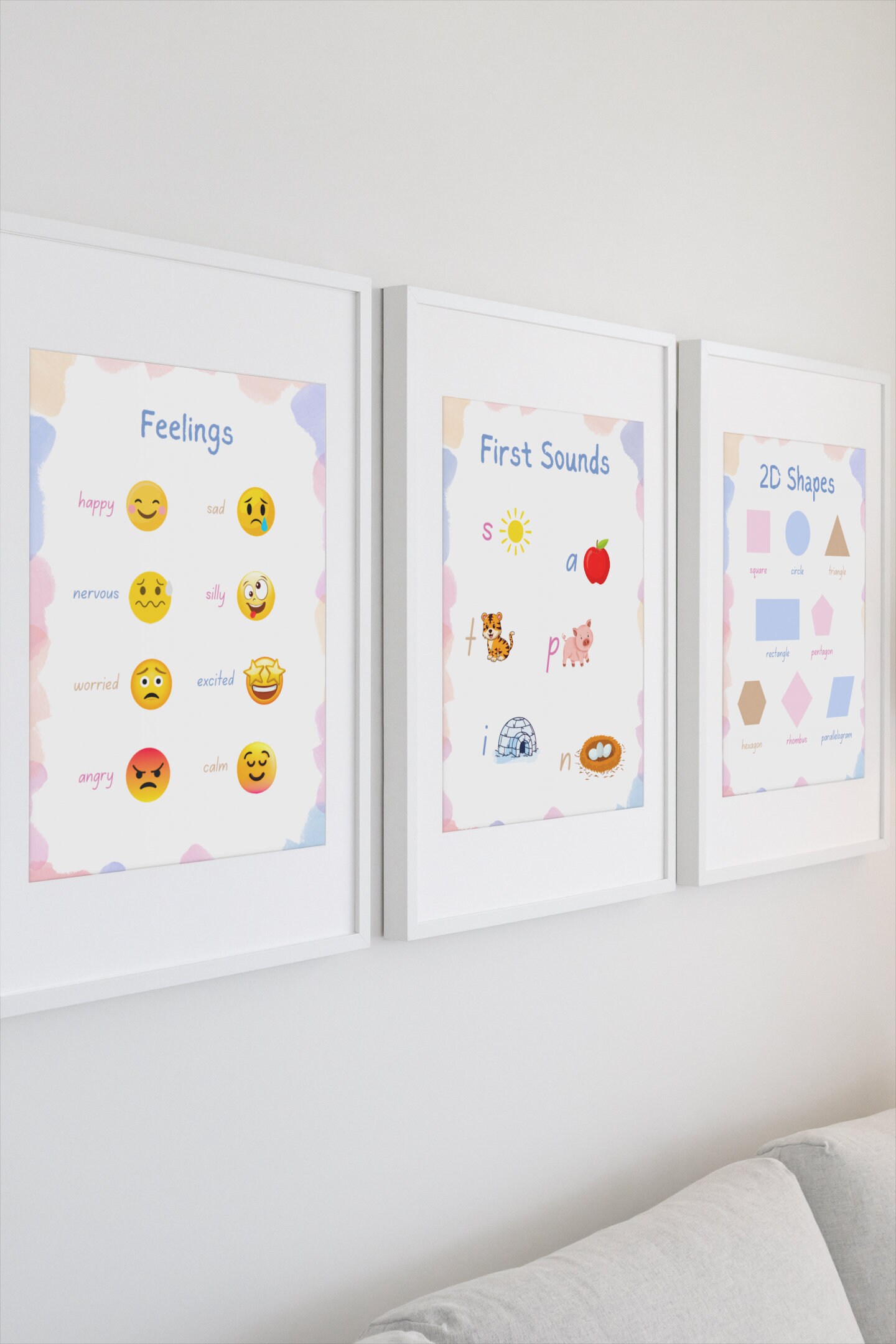 Printable Educational Posters for Early Learners Classroom and Home ...