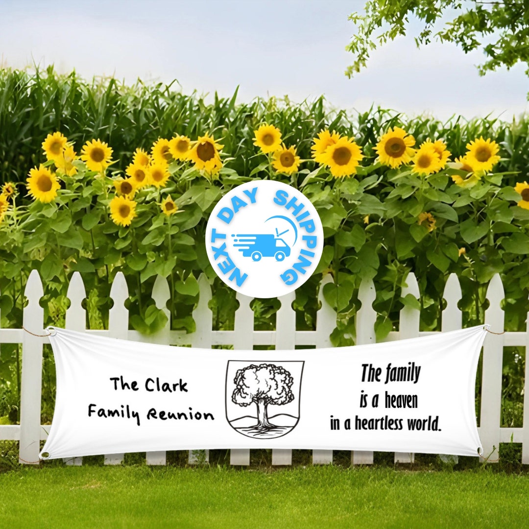 Family Reunion Banner, Family Reunion Decoration, Personalized Family ...