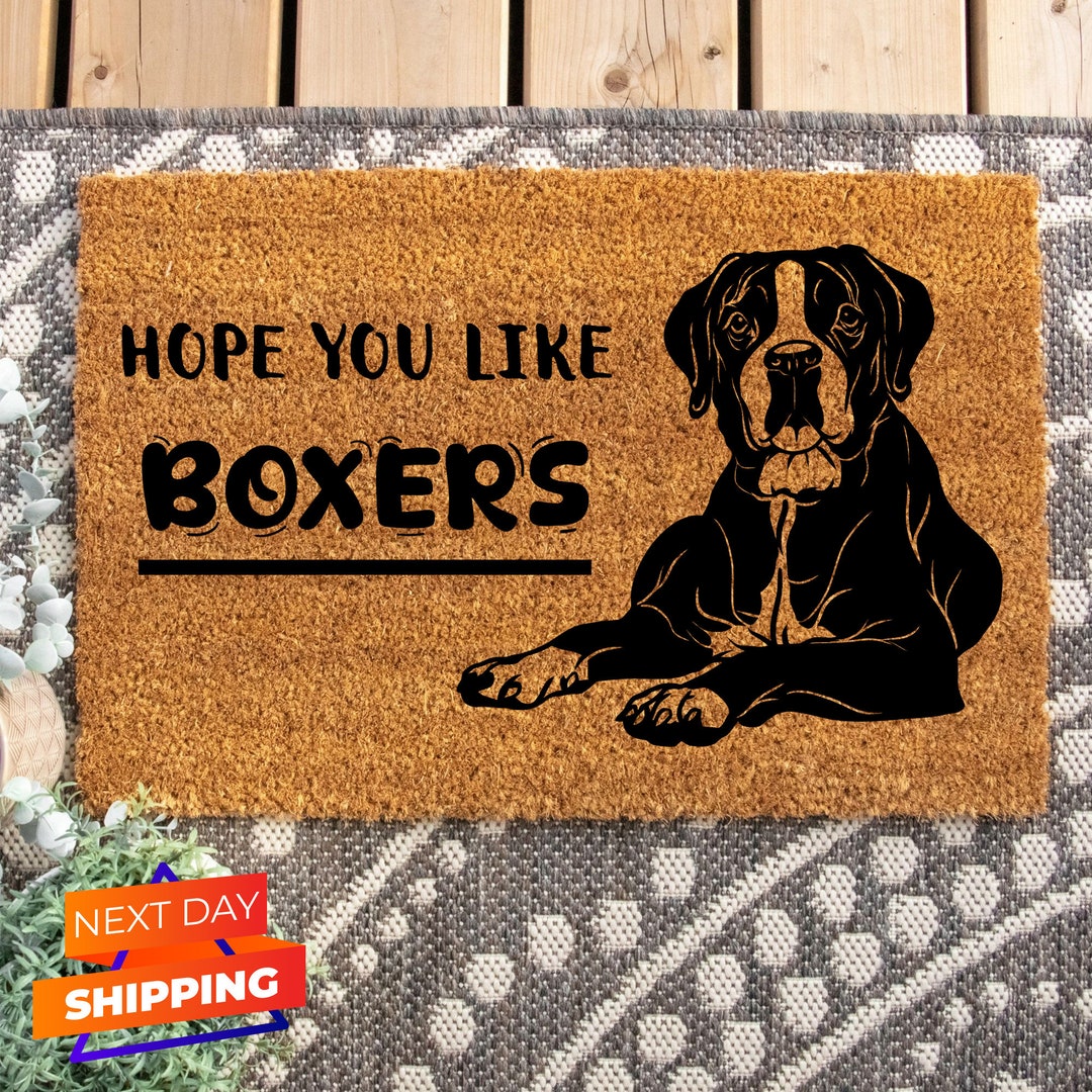Hope You Like Boxers Welcome Mat, New Home Gifts, Doormat Outdoor, New ...