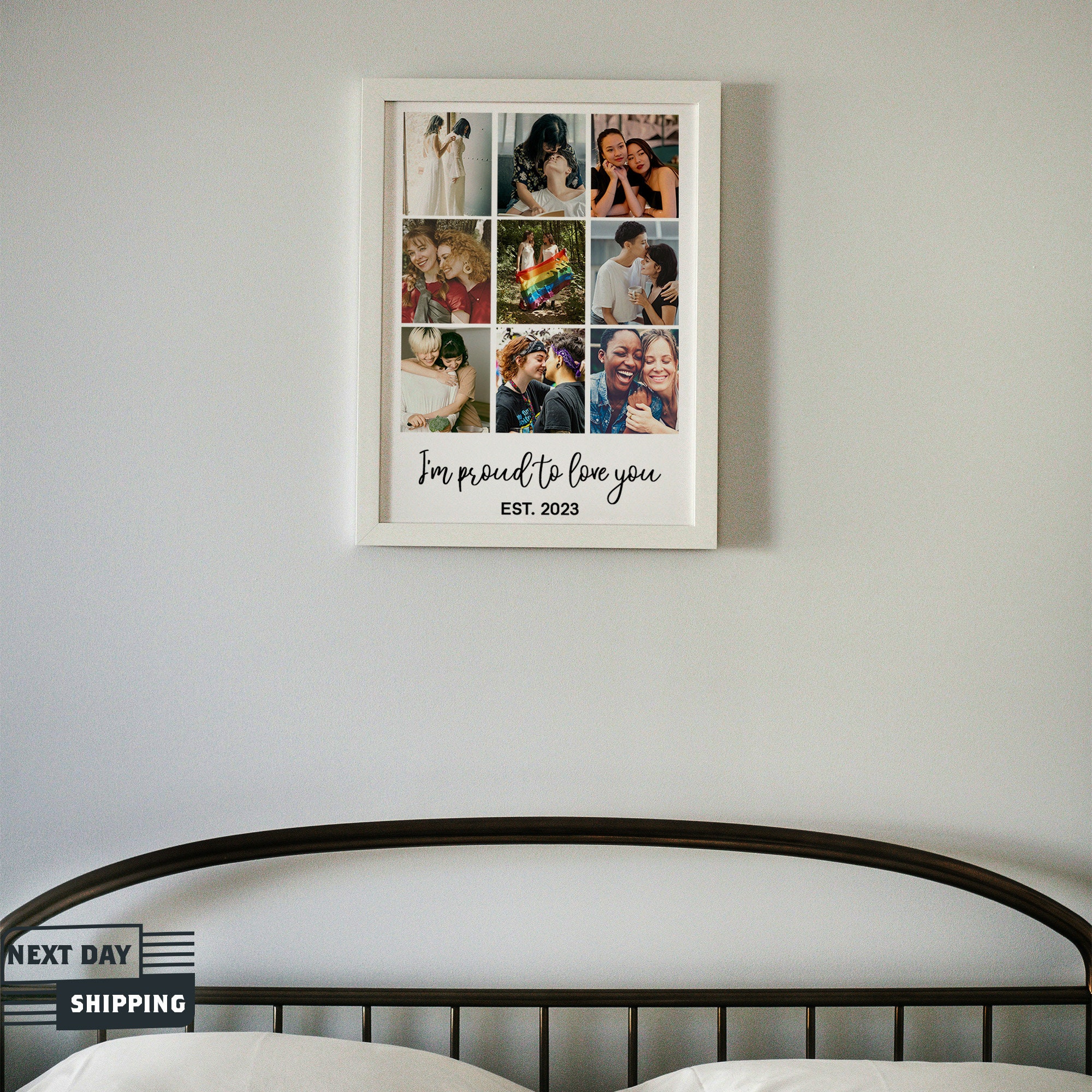 Custom Couple Photo Collage, Canva Photo Prints, Couple Gift ...