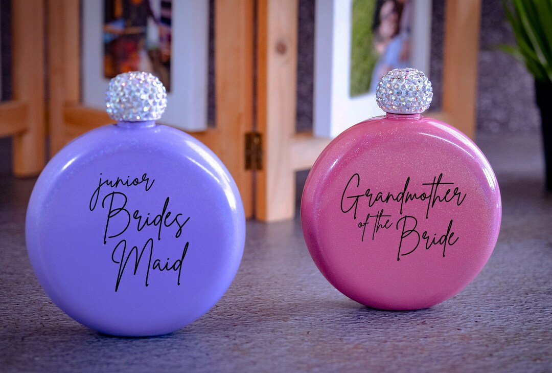 Personalized Flask, Women Flask, Wedding Party Gift, Bridesmaid Flask ...