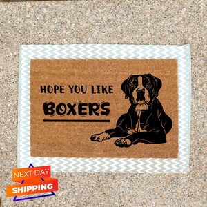 Hope You Like Boxers Welcome Mat, New Home Gifts, Doormat Outdoor, New ...