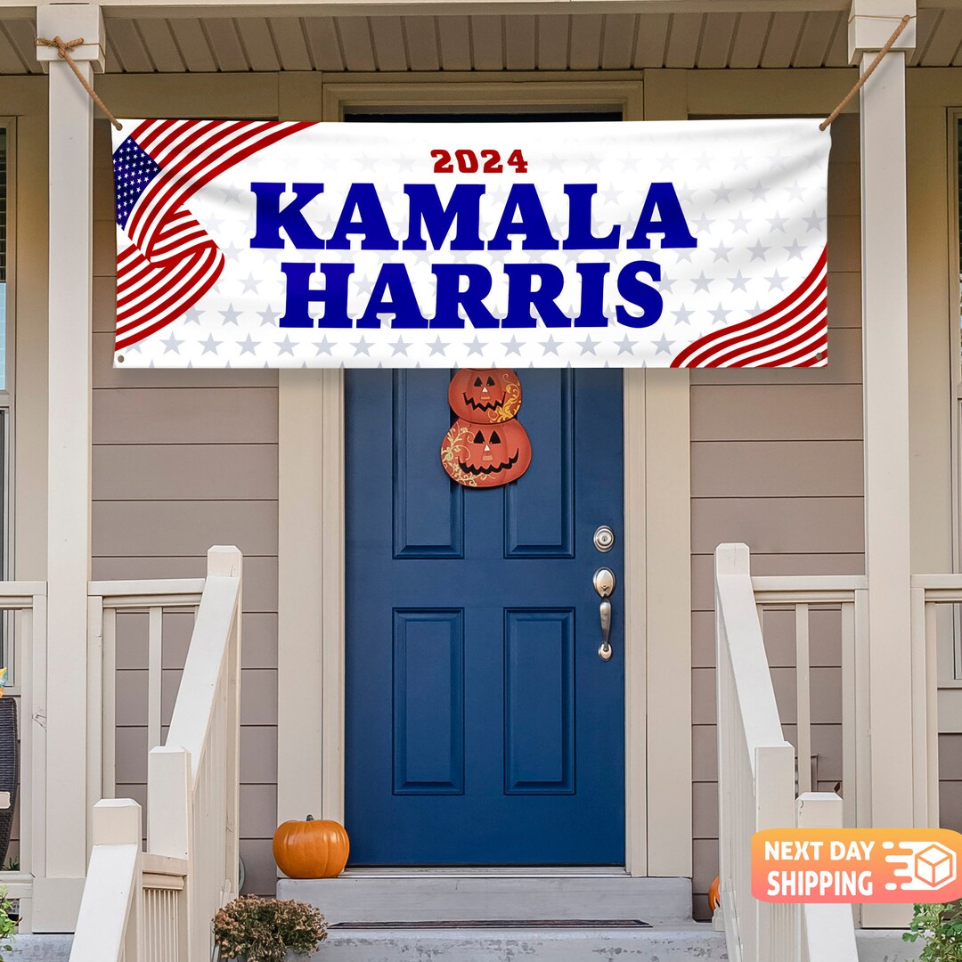 2024 Kamala Harris Banner, Madam President, Vote Kamala, Kamala Harris ...