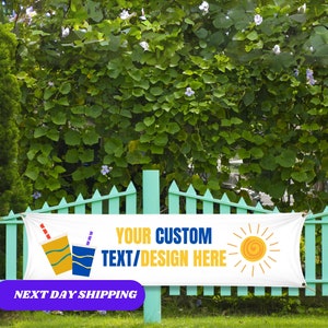 Personalized Vinyl Banner, Custom Advertising Event Banner, Custom Logo ...