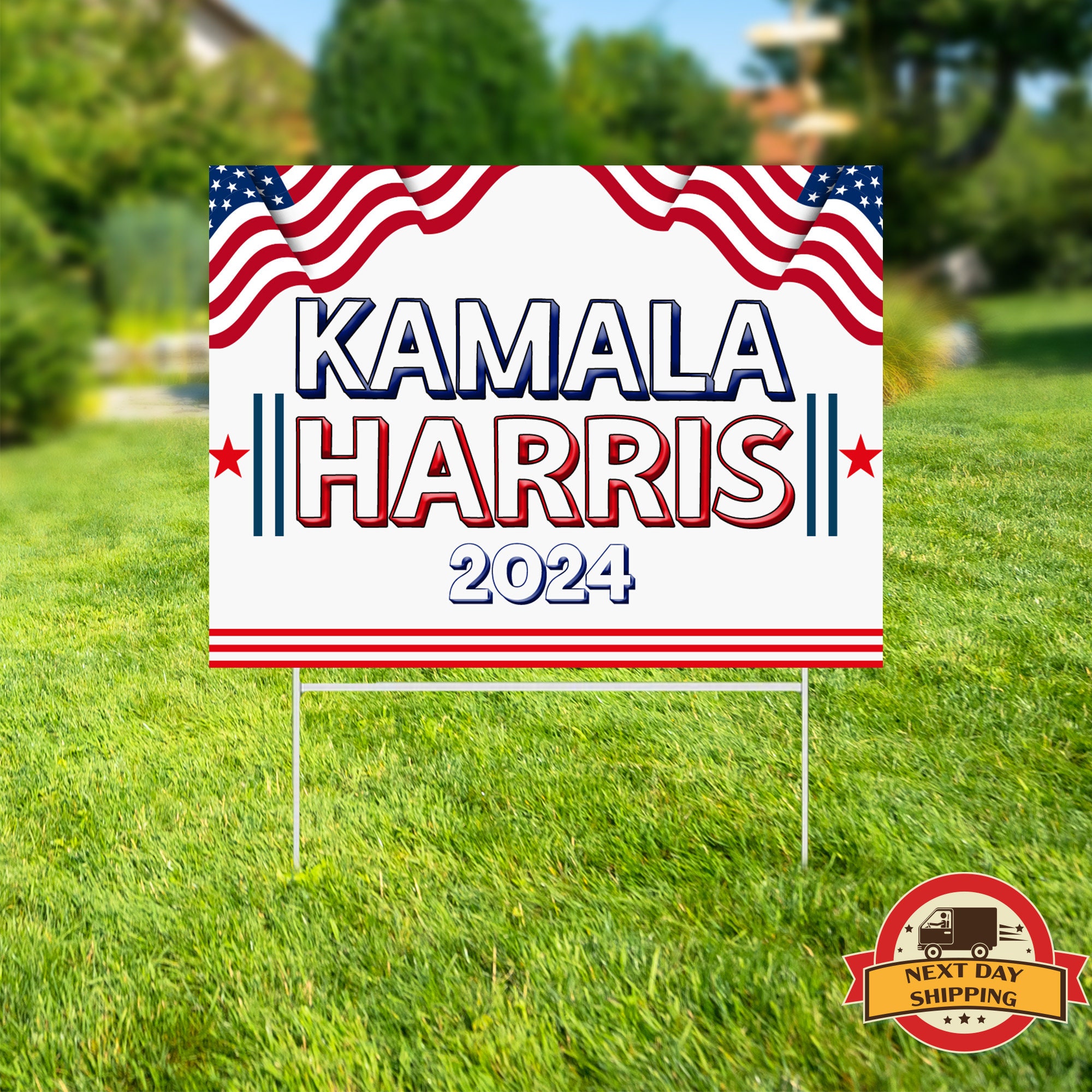 Kamala Harris 2024 Yard Sign, Kamala Sign, Political Yard Sign ...
