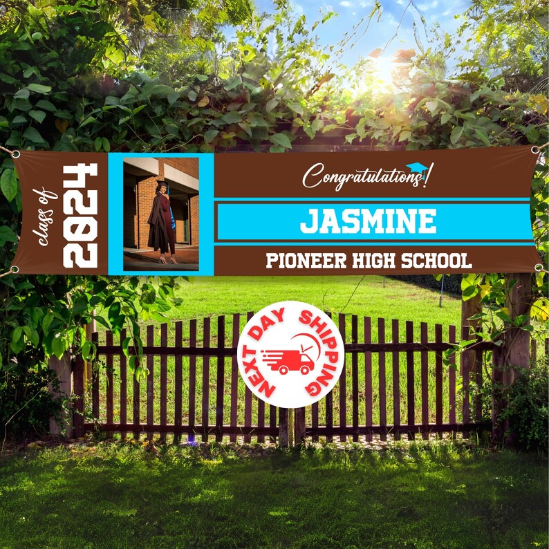 Custom Graduation Banner, Graduation Announcement, Graduation Banner W ...