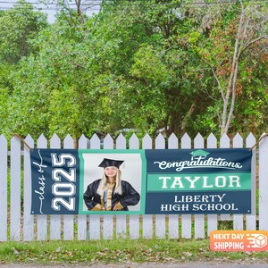 Custom Graduation Banner, Class of 2024 Banner, Graduation Party ...