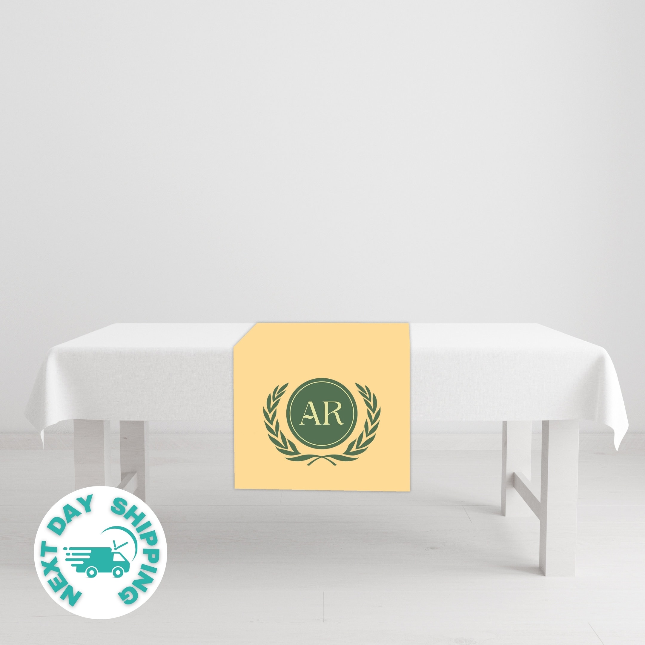 Personalized Table Runner With Business Logo, Custom Table Runner for Events, Custom Table ...