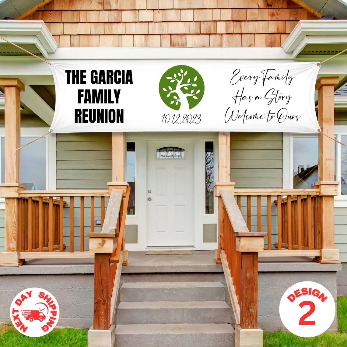 Family Reunion Banner, Family Reunion Decor, Custom Family Reunion ...
