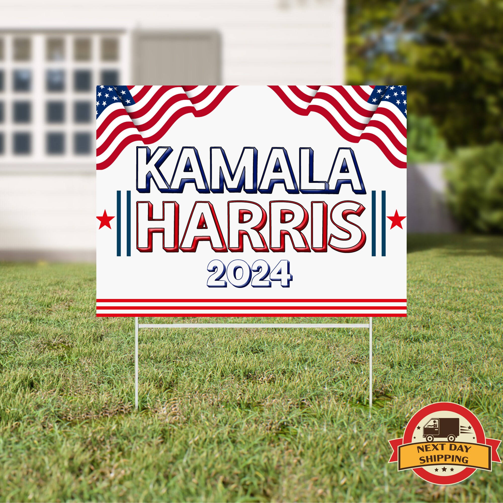 Kamala Harris 2024 Yard Sign, Kamala Sign, Political Yard Sign ...