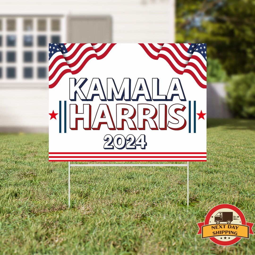 Kamala Harris 2024 Yard Sign, Kamala Sign, Political Yard Sign ...