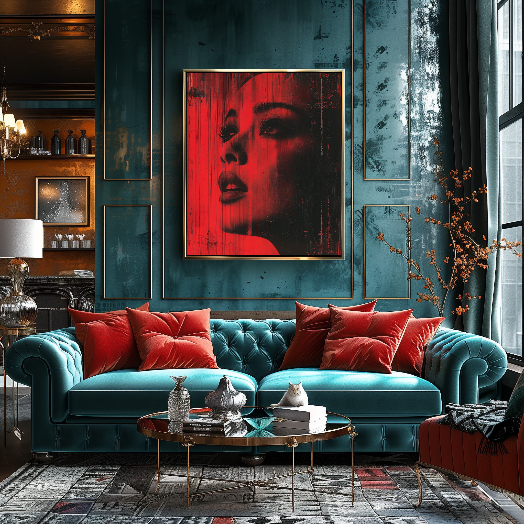 Vintage Poster, Retro Art Print, 1960s Ad Poster, Fashion Poster ...